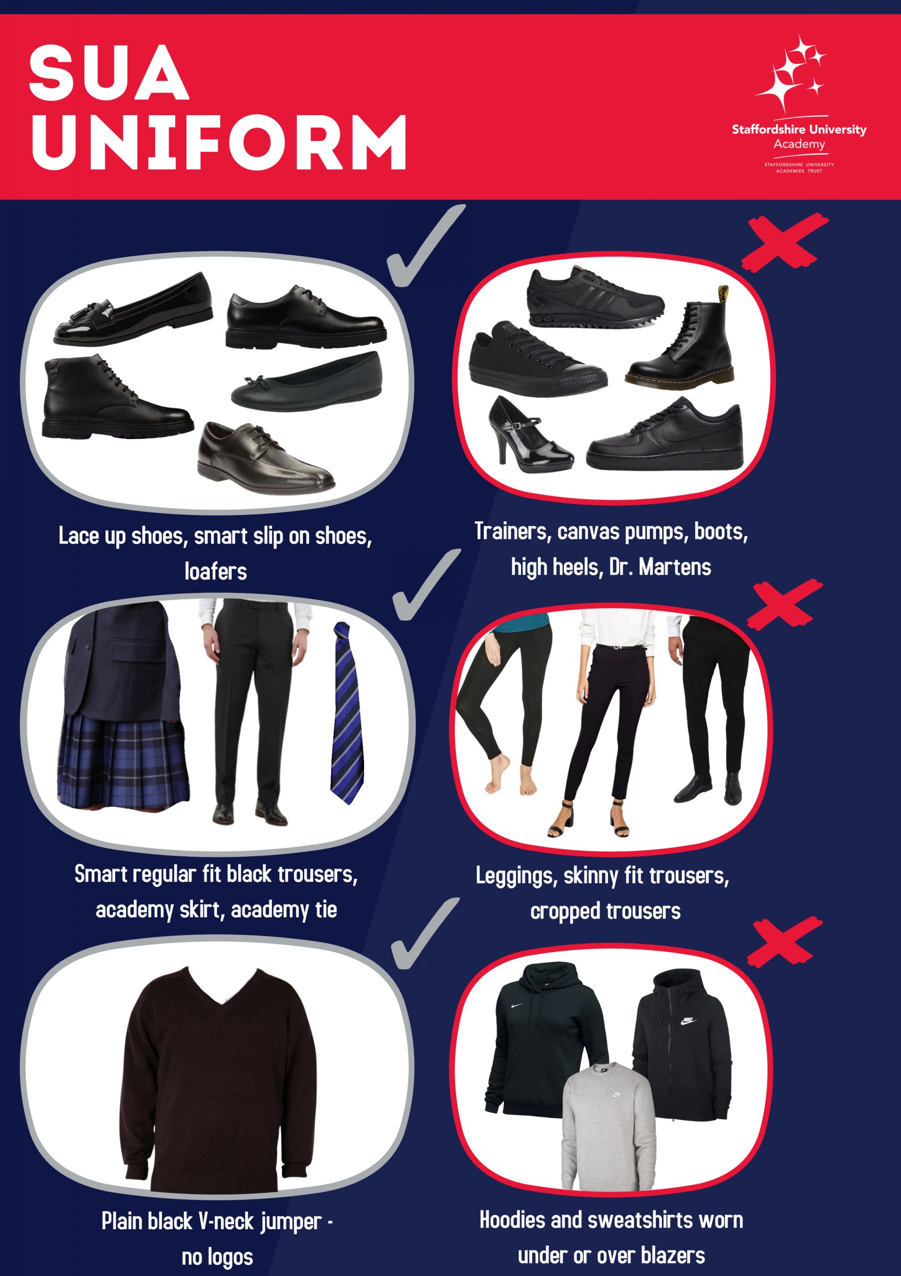 Academy Uniform - Staffordshire University Academy